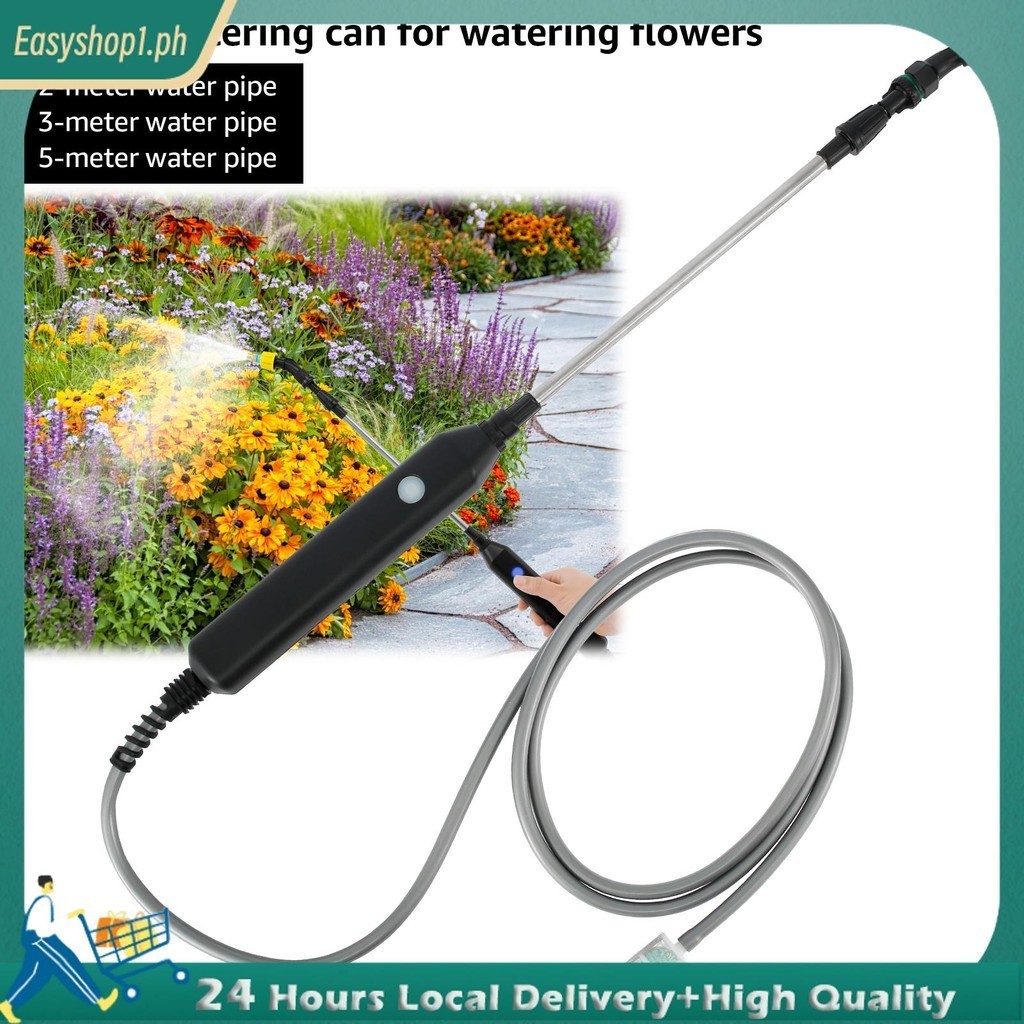 Electric Garden Sprayer Portable Telescopic Watering Spray Wand with 3 ...
