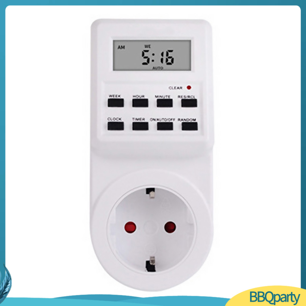 TM516 Weekly Cycle Programmable Timer Switch Wall Plug-in Digital ...