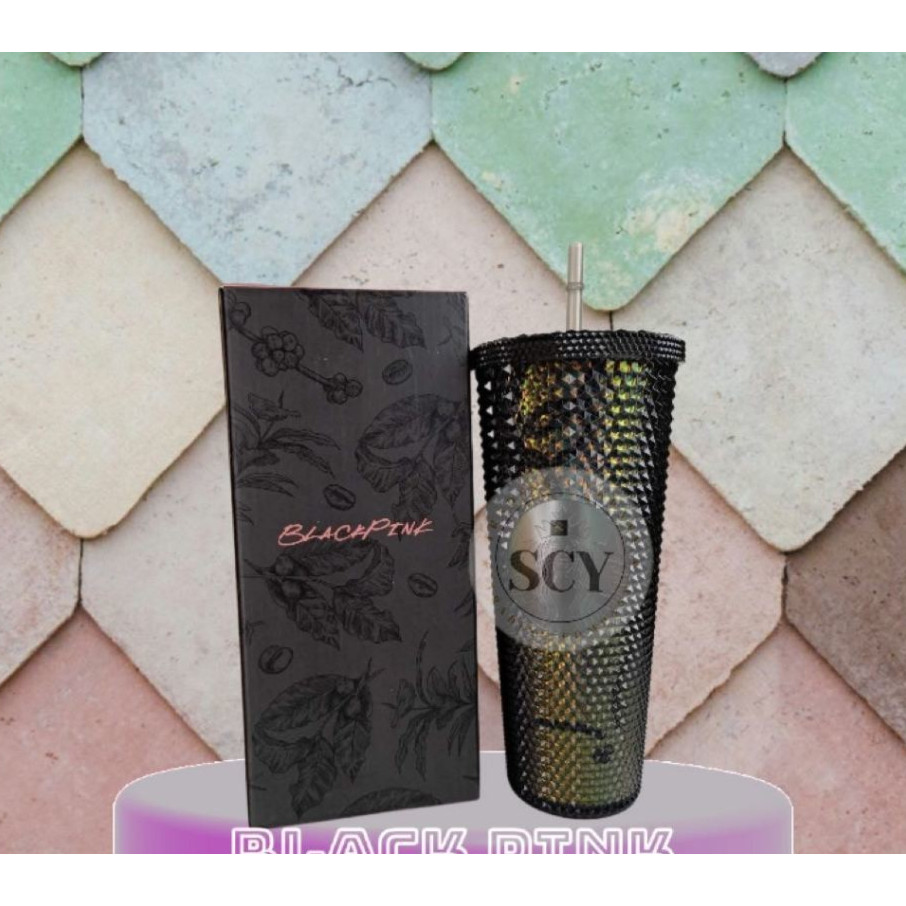 2023 Doodle Pink Black Tumbler Durian Cup Sippy Cup 710ml 24oz | Shopee Philippines