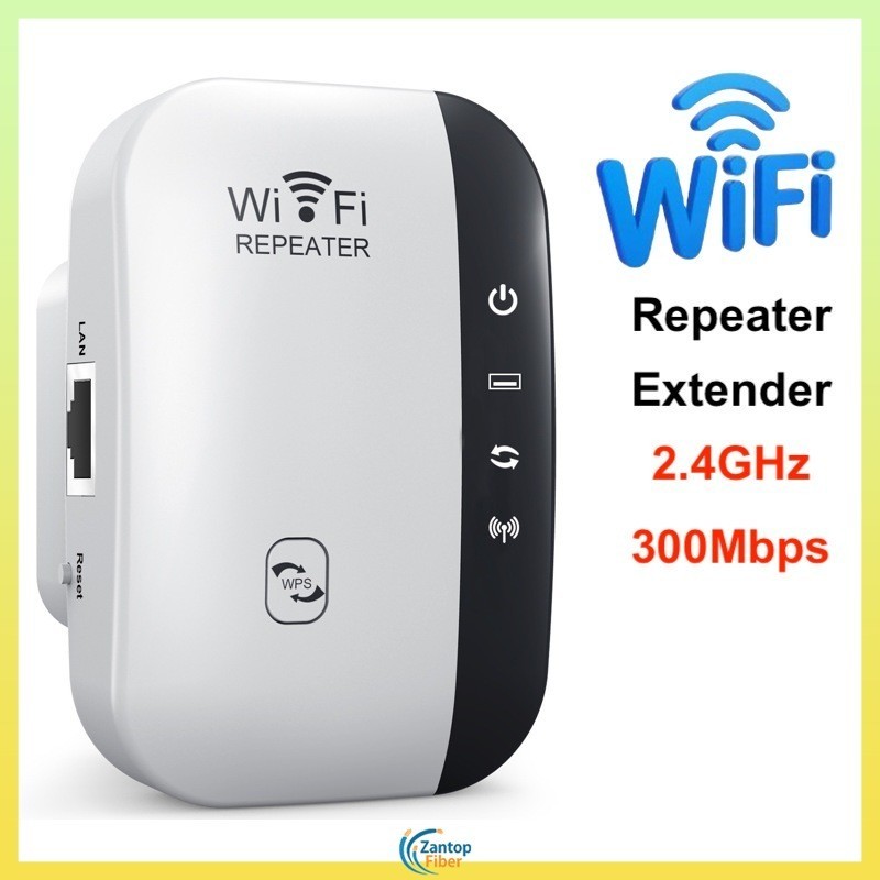 WiFi Repeater 300Mbps Network Signal Extender Wireless Fast Speed Wifi ...