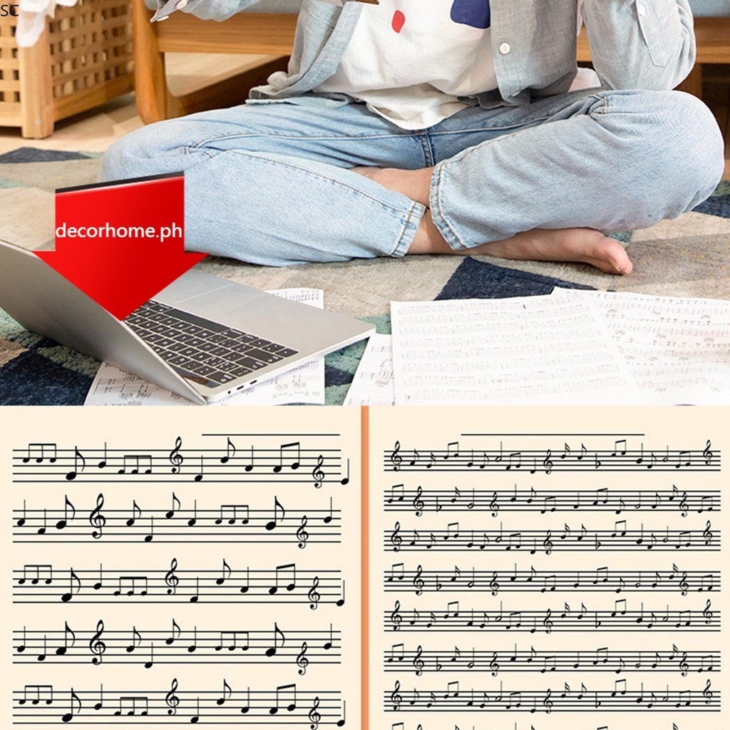 1/10PCS Music Score Book Student Music Practice Book with Music Theory ...