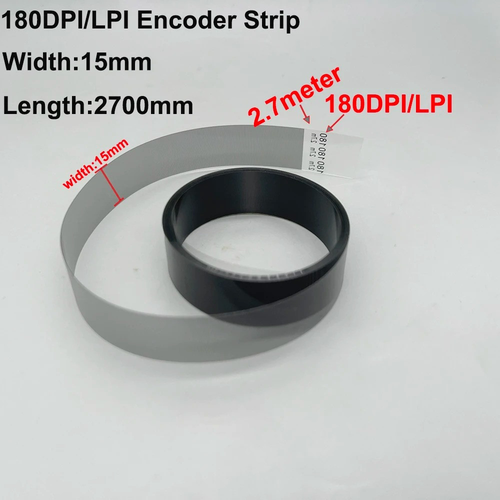 Roland printer 180lpi 15mm encoder raster strip film 180dpi 2.5M 2.7m 4 ...