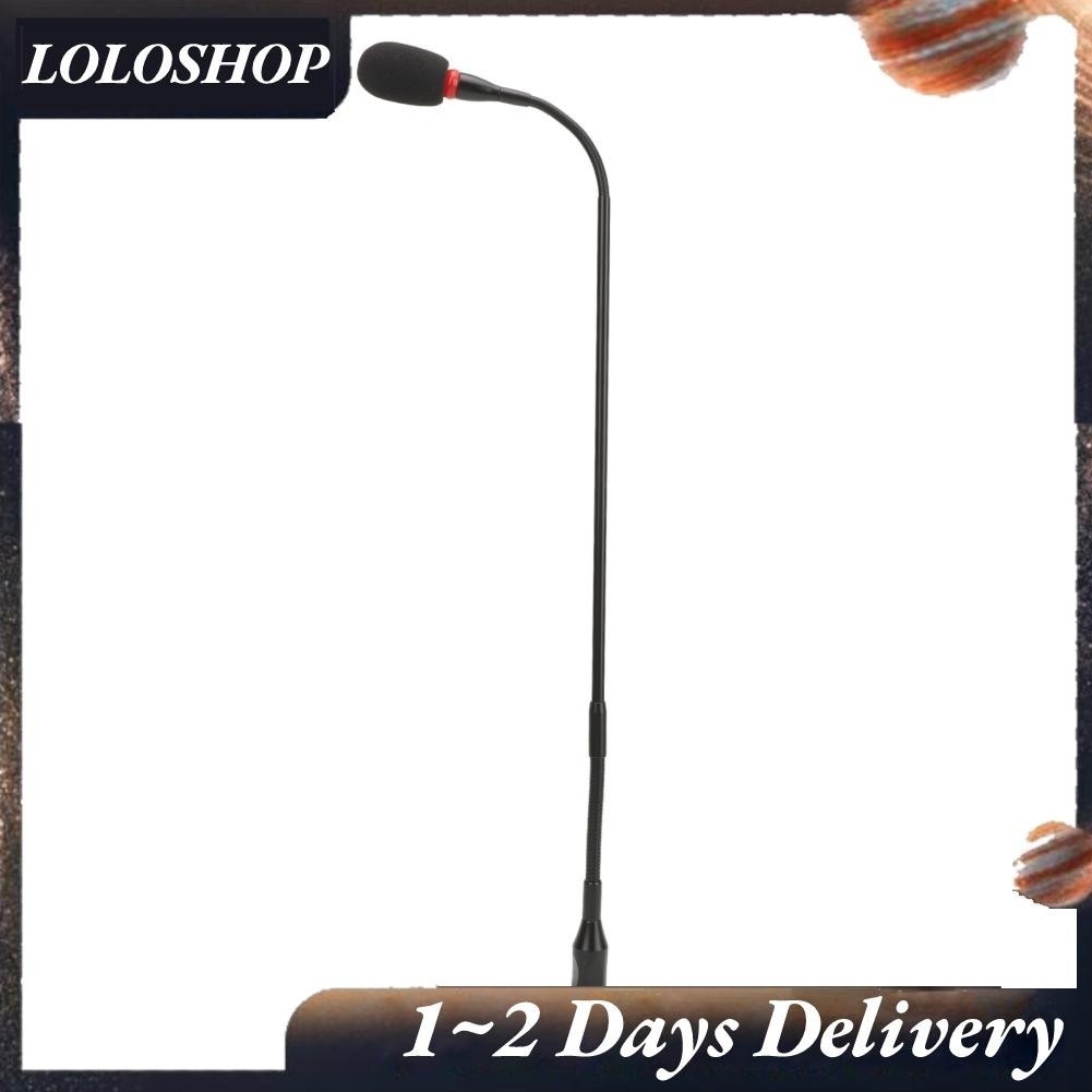 Loloshop1 59cm Gooseneck Condenser Microphone 3 Pin Flexible Aluminum ...