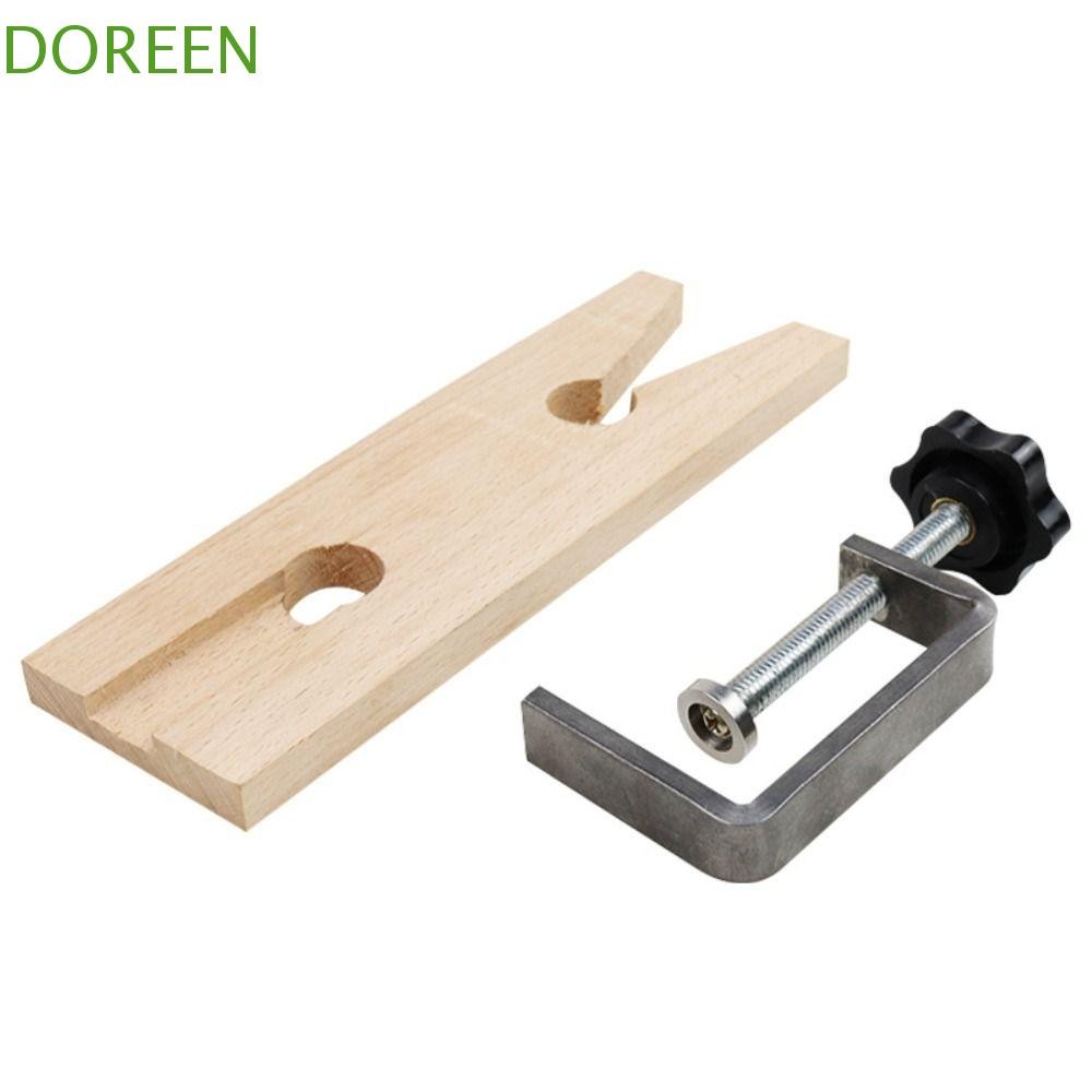 DOREEN Workbench Wooden Clamp, Portable Adjustable Bench Pin Clamp Set ...
