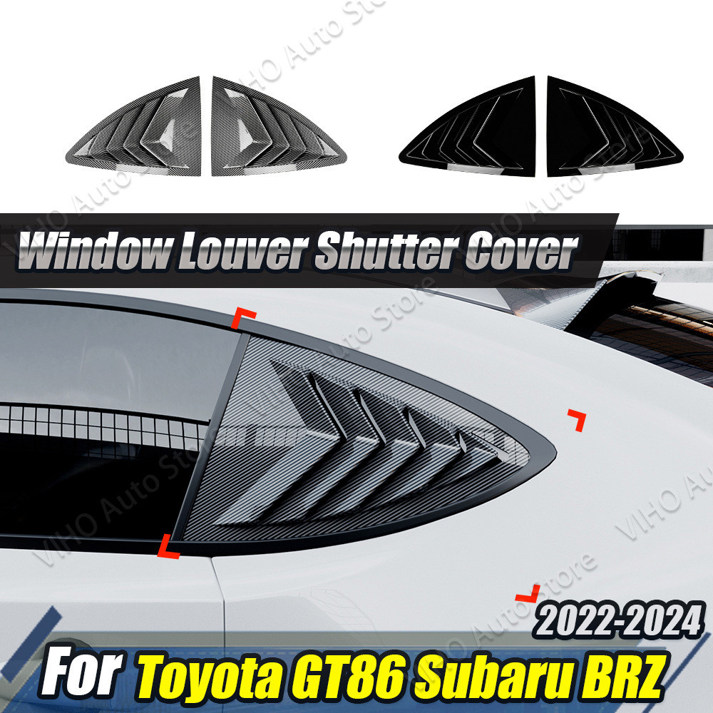 For Toyota GR86 2022 2023 2024 Car Rear Window Side Vent Shutter Louver ...