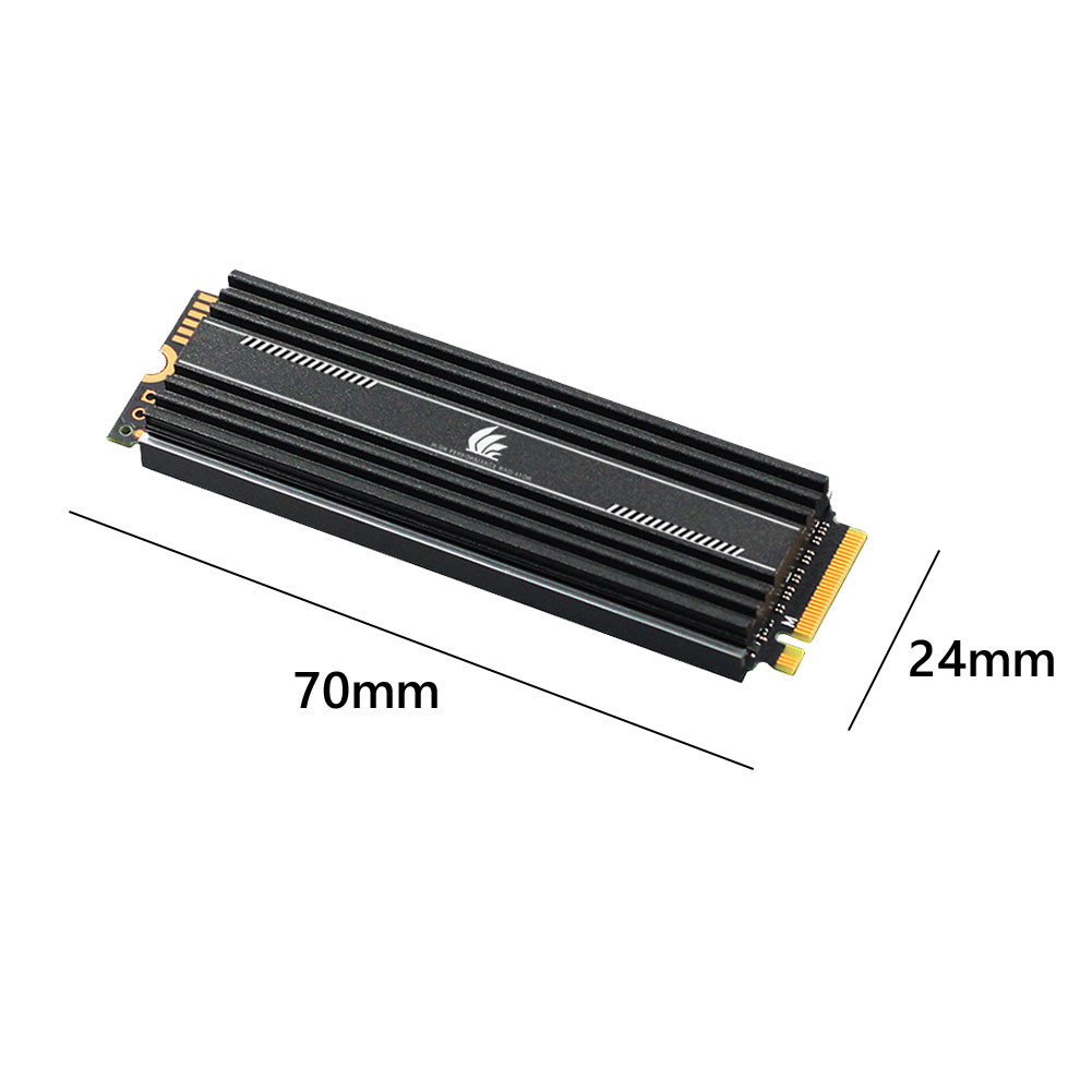M.2 SSD Heatsink Cooler Solid State Hard Disk Radiator Aluminum Thermal ...
