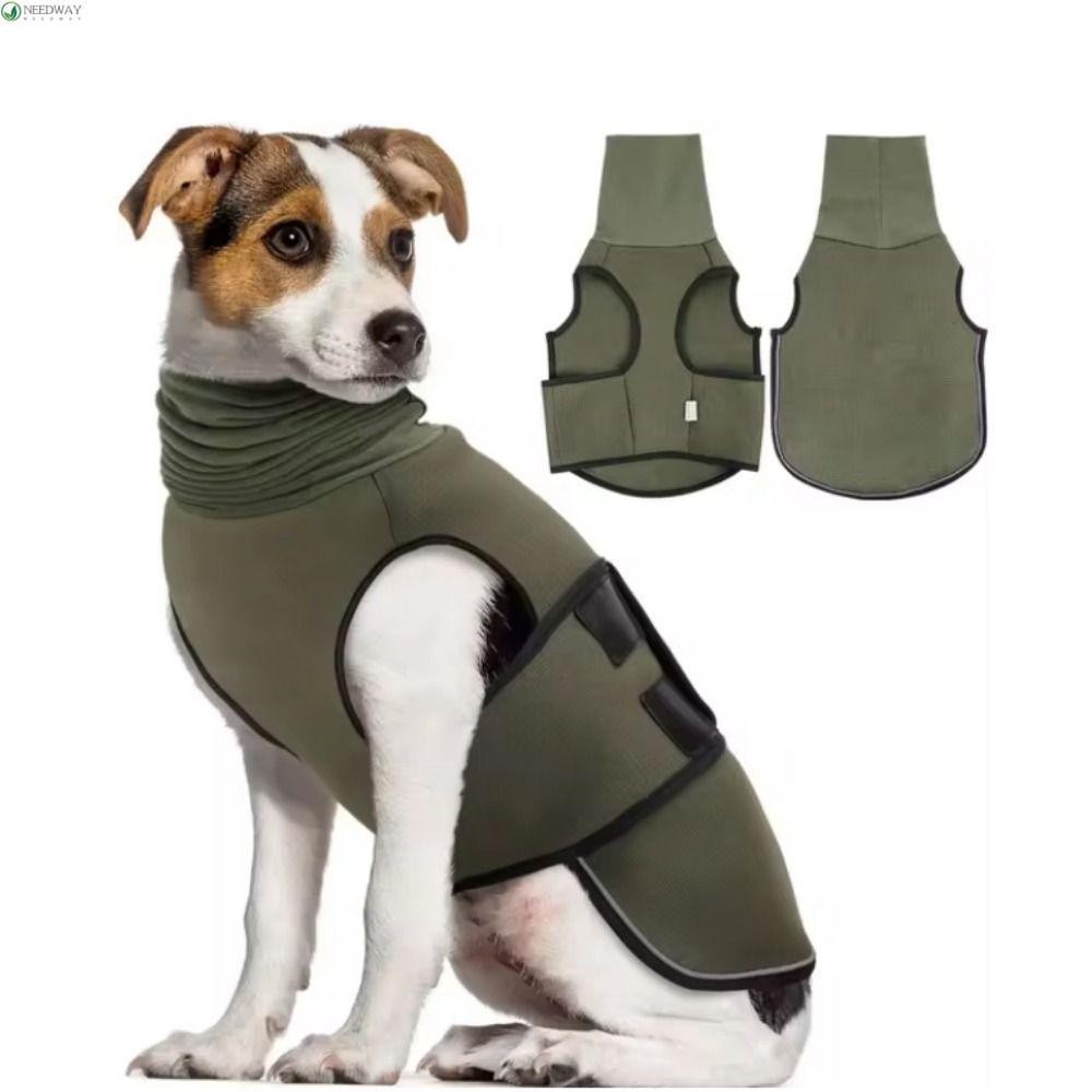 NEEDWAY Dog Anxiety Vest, Elastic Reflective Dogs Calming Jacket ...