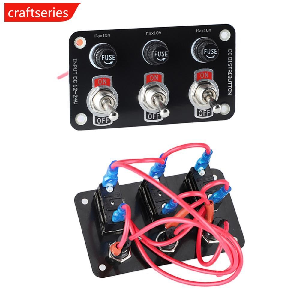 CRAFTSERIES 3 Gang/6 Gang Toggle Switch Panel On/Off Rocker Toggle ...