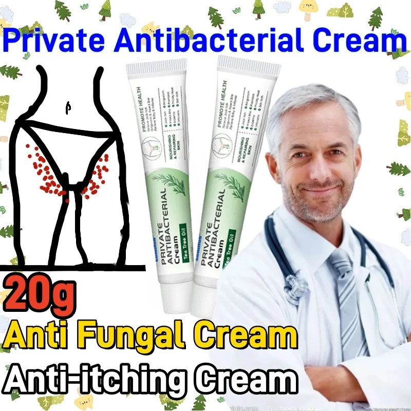 Private Antibacterial Cream Psoriasis Dermatitis Ointment Eczema Cream ...