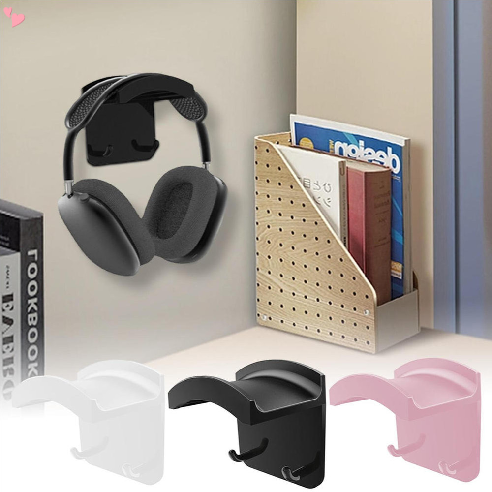 Headphone Stand Space-Saving Headset Holder - Wall-Mounted Earphone ...