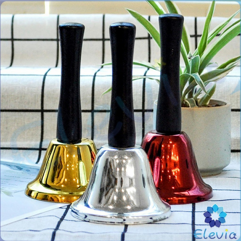 EV Loud Hand Bells for Adults, Dinner Bells for Inside Classroom Bell ...
