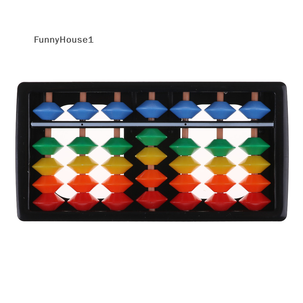 FH Mini Plastic Abacus Arithmetic 7 Digits Kids Maths Abacus ...