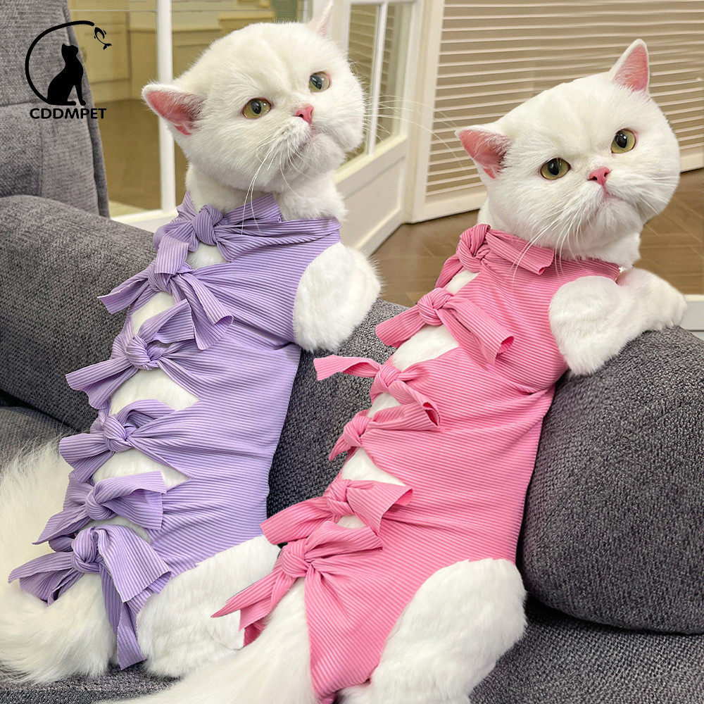 【CDDMPET】Cat Recovery Suit After Surgery Cat Surgical Recovery Suit ...