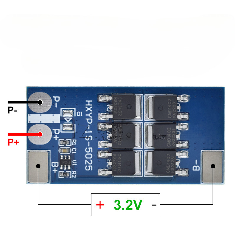 BMS 1S 12A 16A 24A 3.7V LiFePO4 Lithium Battery Protection Board 18650 ...