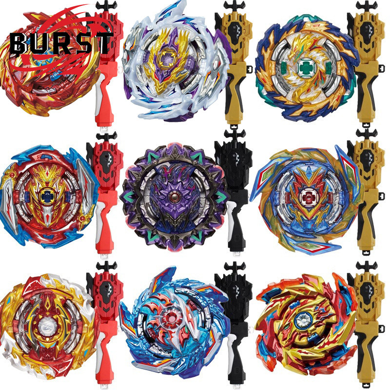 Beyblade Burst Super King Metal Bayblade Kreisel Top with Launcher Handle Set Kid Beyblade Toys ...