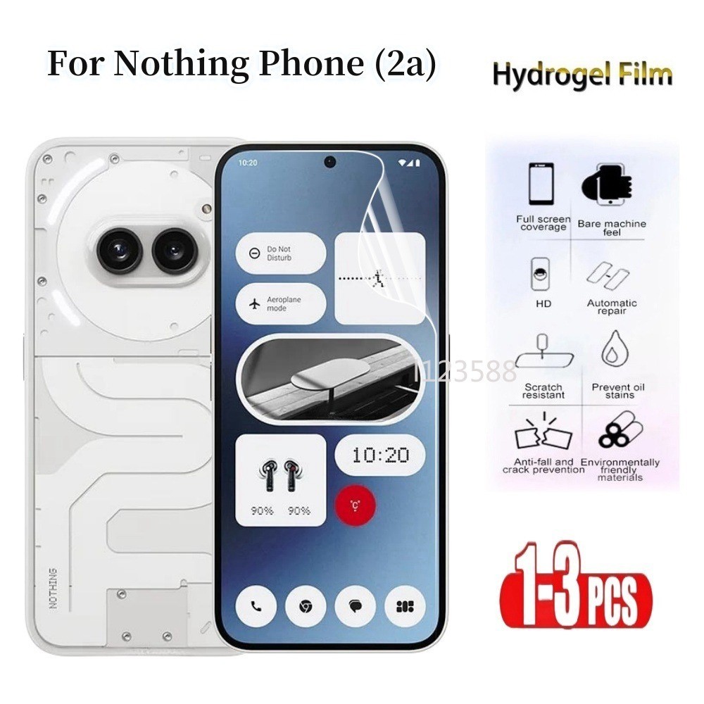 Hydrogel Film Front Full Cover screen protector For Nothing Phone (2a ...