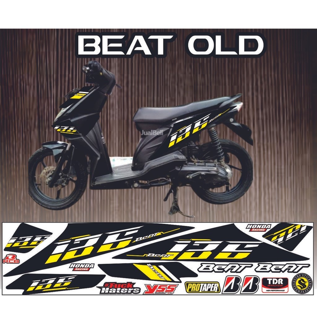 Striping For BEAT OLD BEAT Carburetor MOTIF NGO THD VIRAL MOTIF Sticker ...