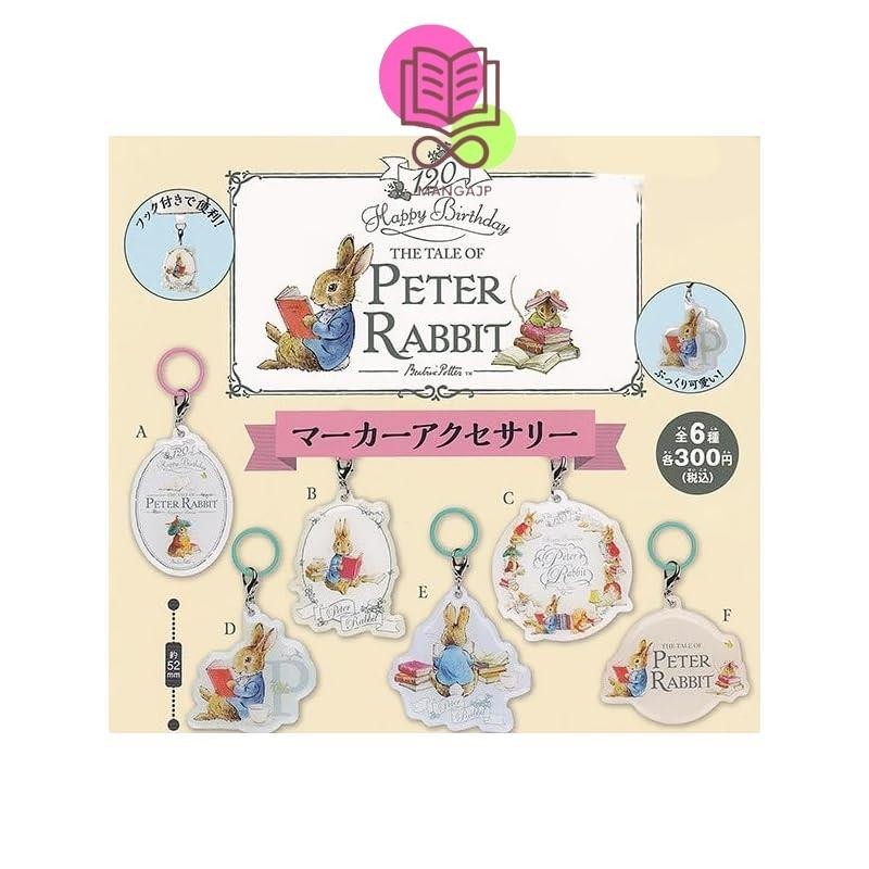 PETER RABBIT Marker Accessory [set of 6 (full collection)] GACHA GACHA ...