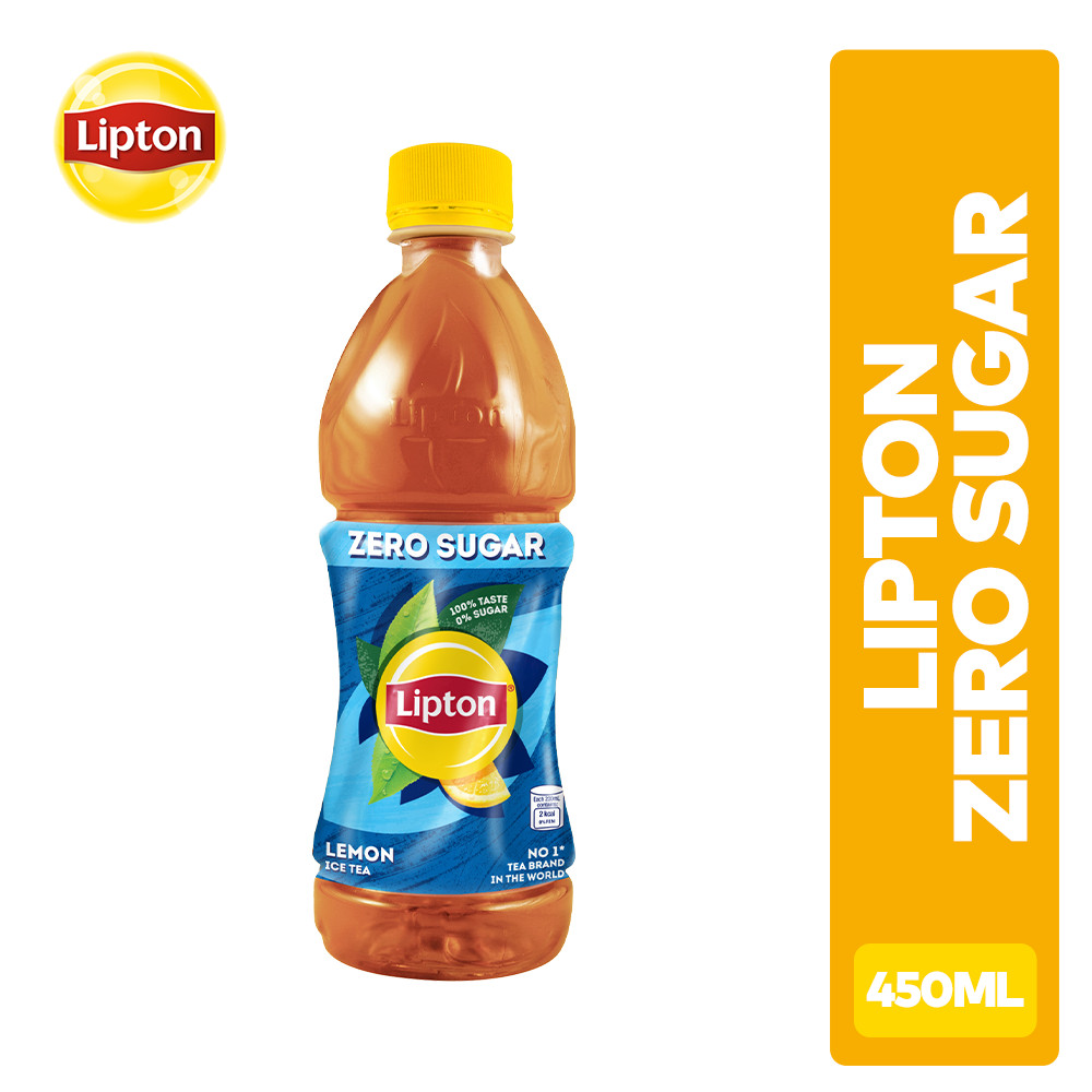 Lipton Lemon Zero Sugar 450ml | Shopee Philippines