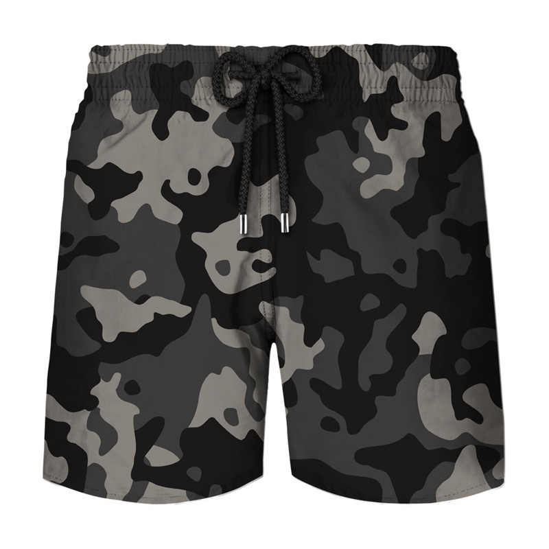 Military Camouflage Shorts Pants Men Summer Beach Shorts 3d Print ...