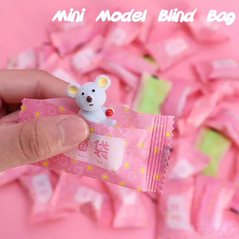 [wholesale] Cute Mini Simulation Animal Blind Bag Toys / Cartoon Fake ...