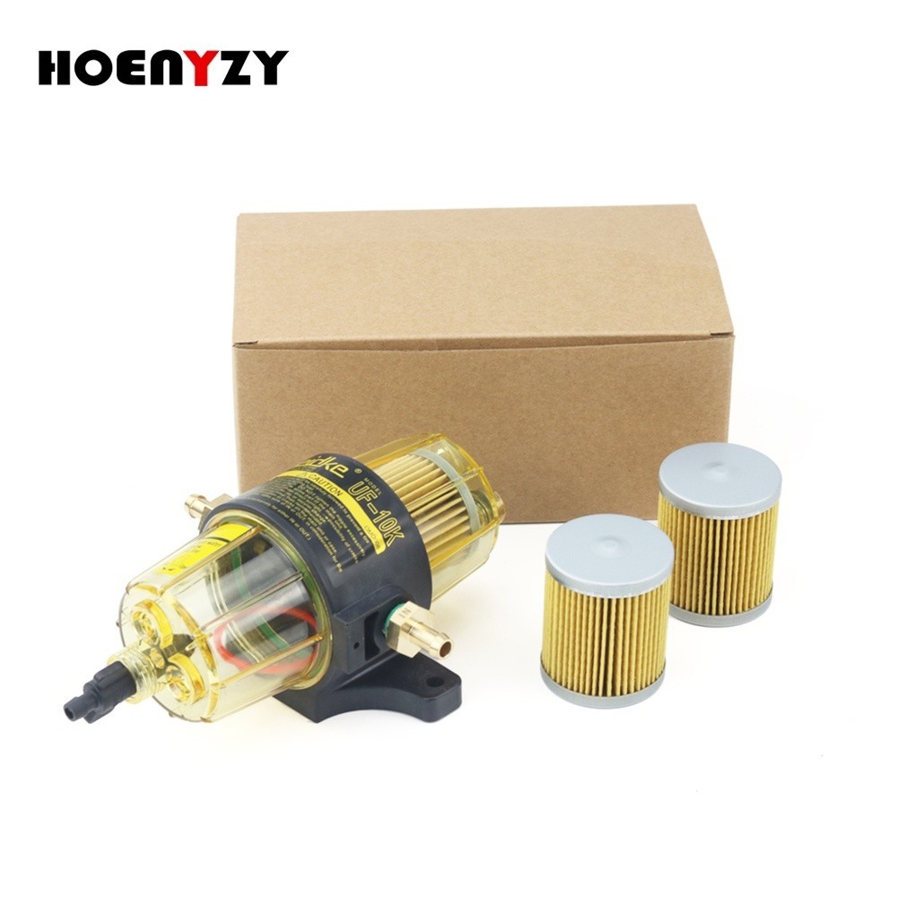 UF-10K Fuel Filter Water Separator Assembly with 2Pcs Extra Filter ...