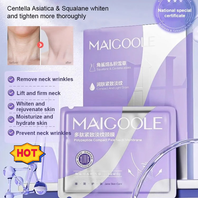 Peptide Hydrating Lightens Lines Neck Mask | Shopee Philippines