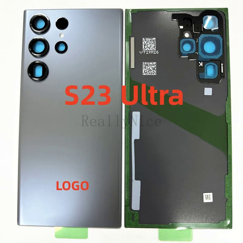 Back Glass For Samsung Galaxy S23 Ultra SM-S918B Battery Cover Rear ...
