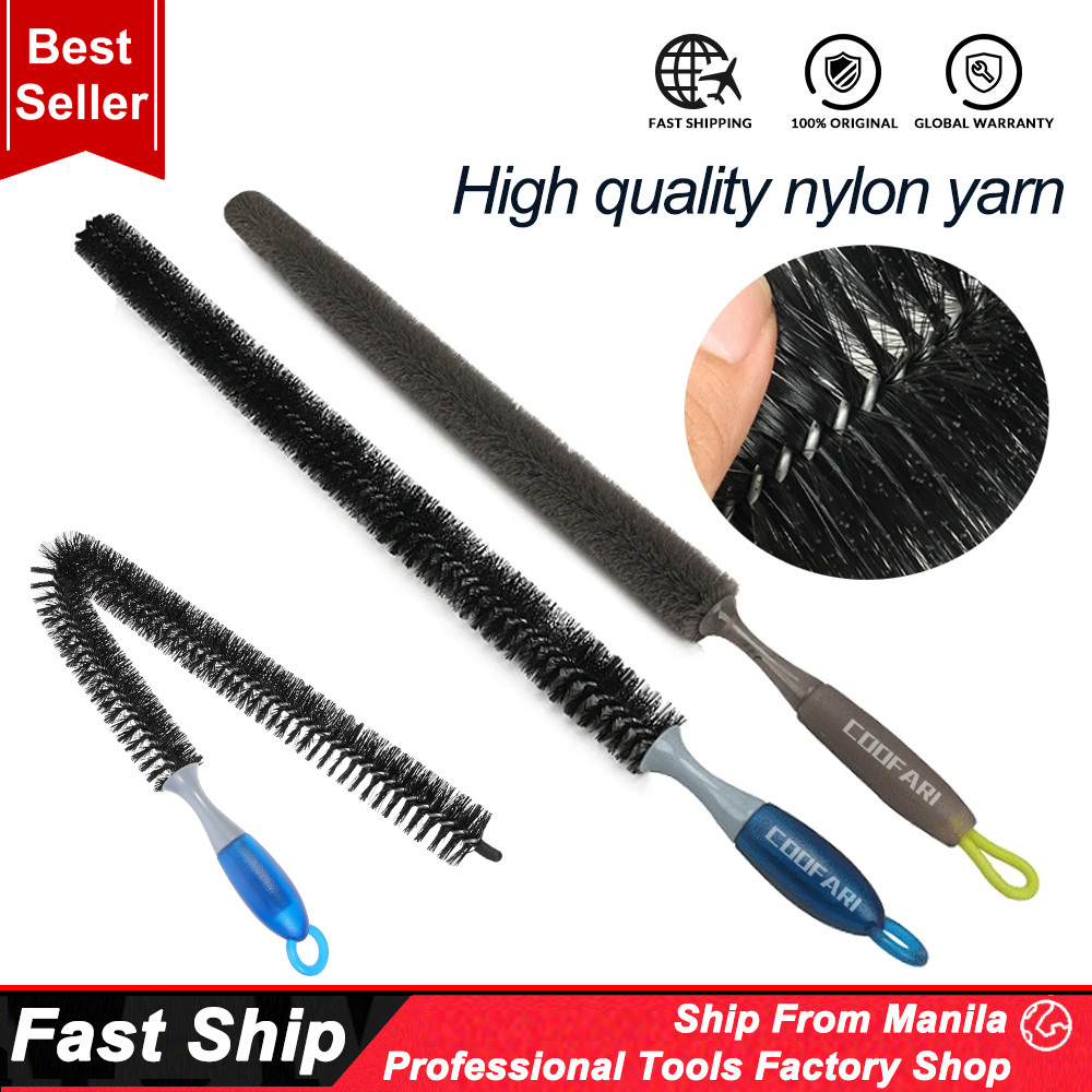 Car Wash Long Handle Brush Multi-Function Engine Cleaning Brush ...