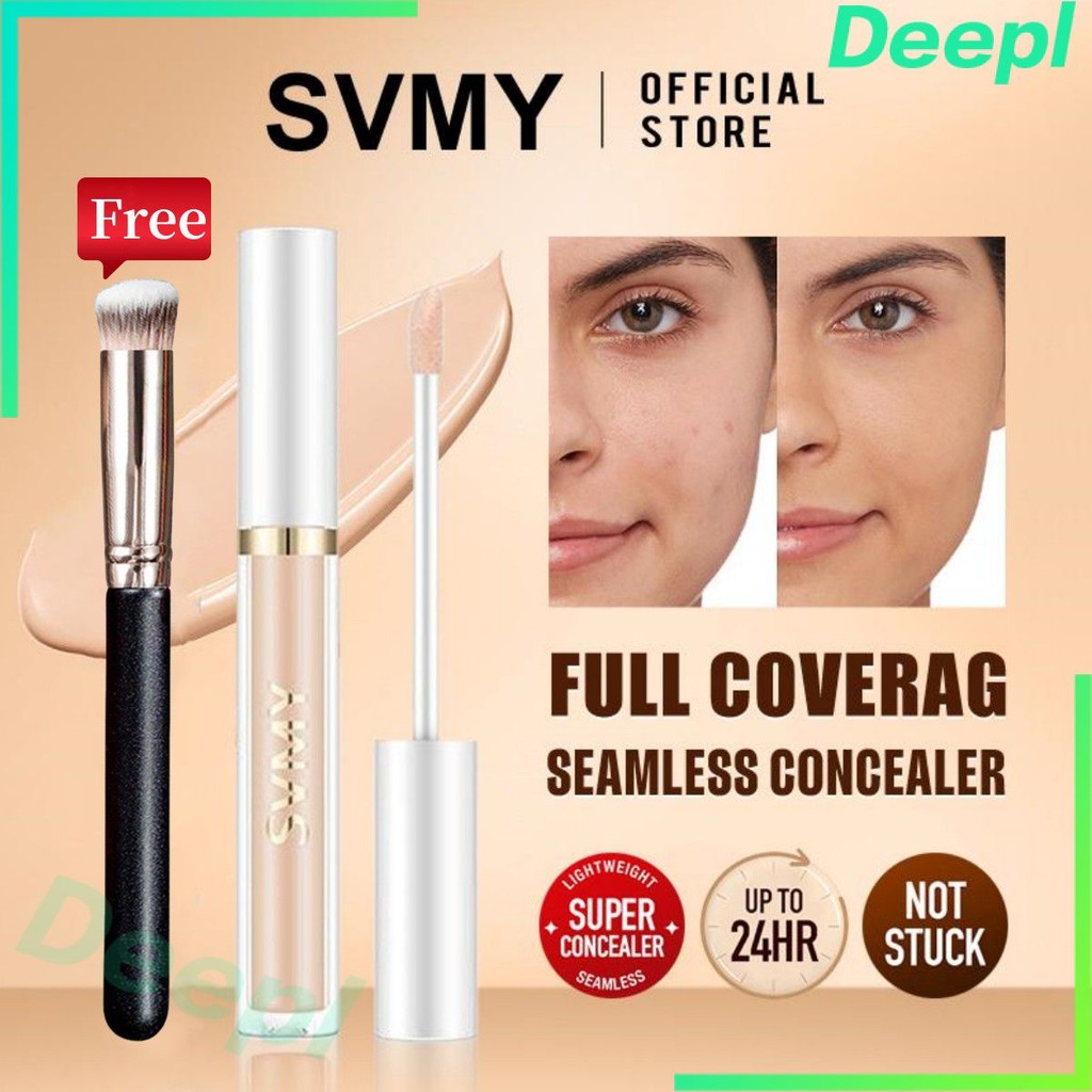 Lamera Concealer Stick with Concealer Brush Full Coverage Cover Dark ...