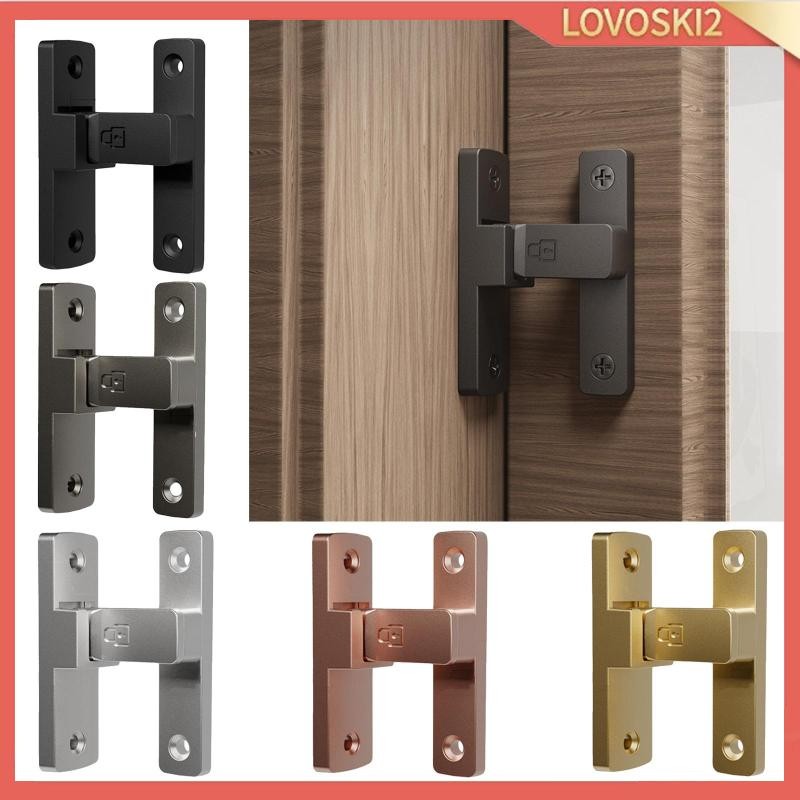 [Lovoski2] 90 Degree Door Latch Guard Door Lock with Metal Heavy Duty ...