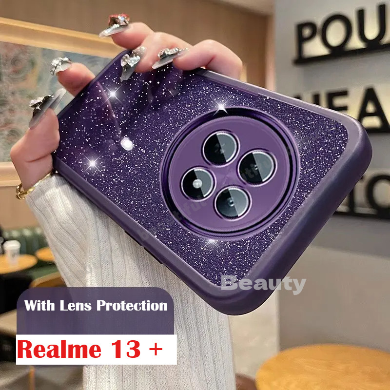 For Realme 13Plus Glitter Bling Phone Case For Realme 13 14 12 Pro Plus ...