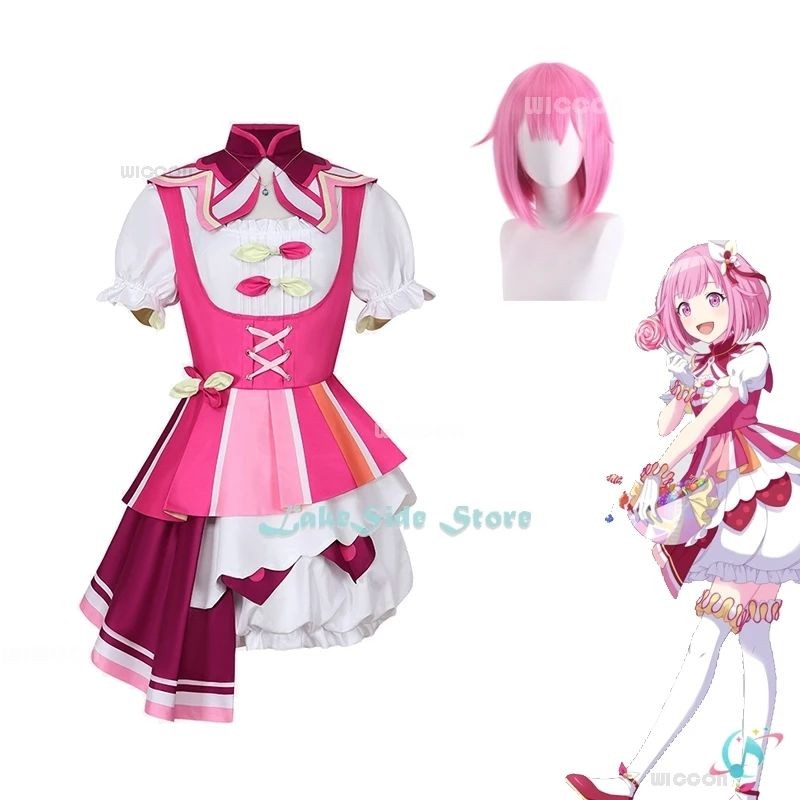 Project Sekai 3rd Cosplay Costume Otori Emu Cosplay Wig Fancy VS Mikku ...