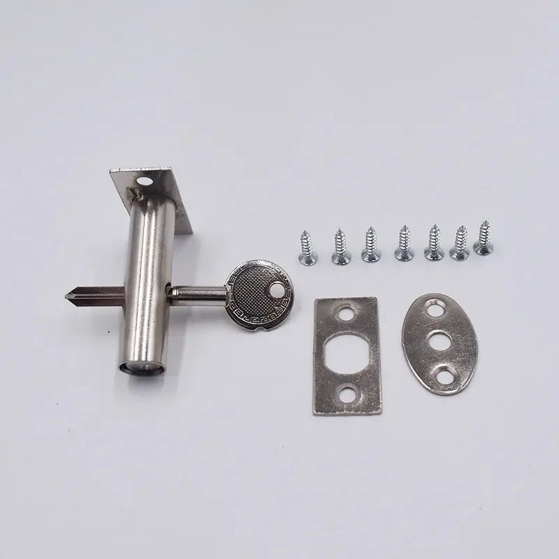 Tube Well Lock with Key Stainless Steel Pipe Tube Lock for Escape Aisle ...