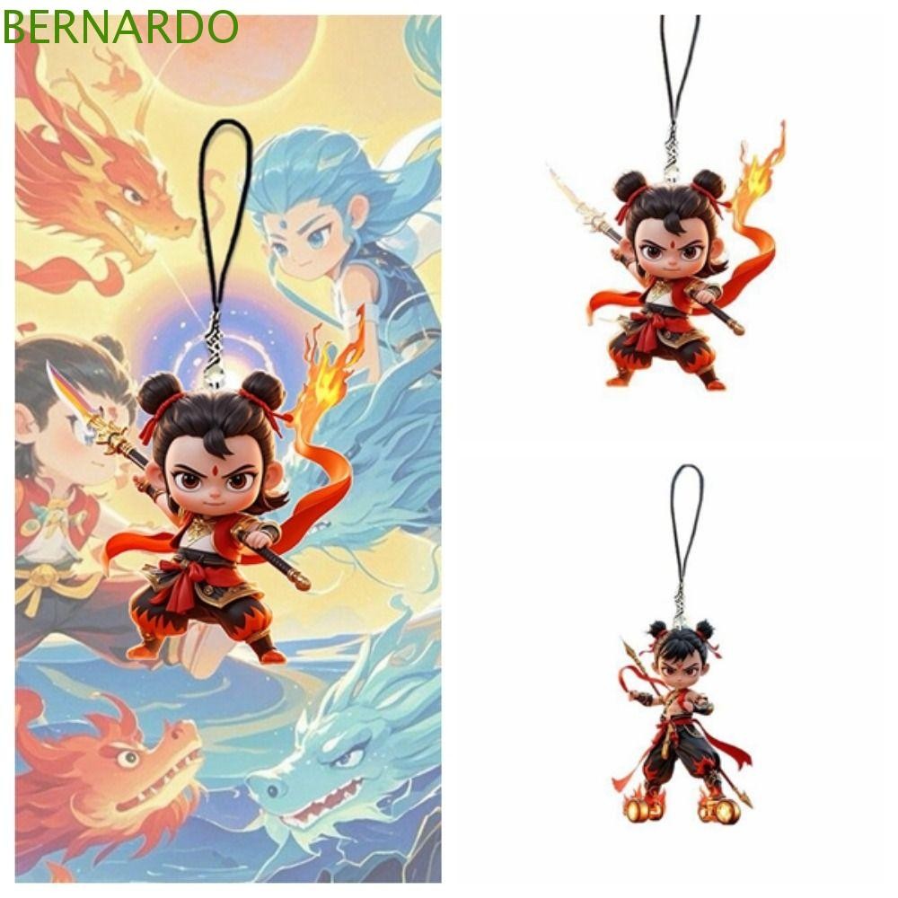 BERNARDO1 Nezha 2 Mobile Phone Chain, Acrylic Anime Movies Nezha 2 ...