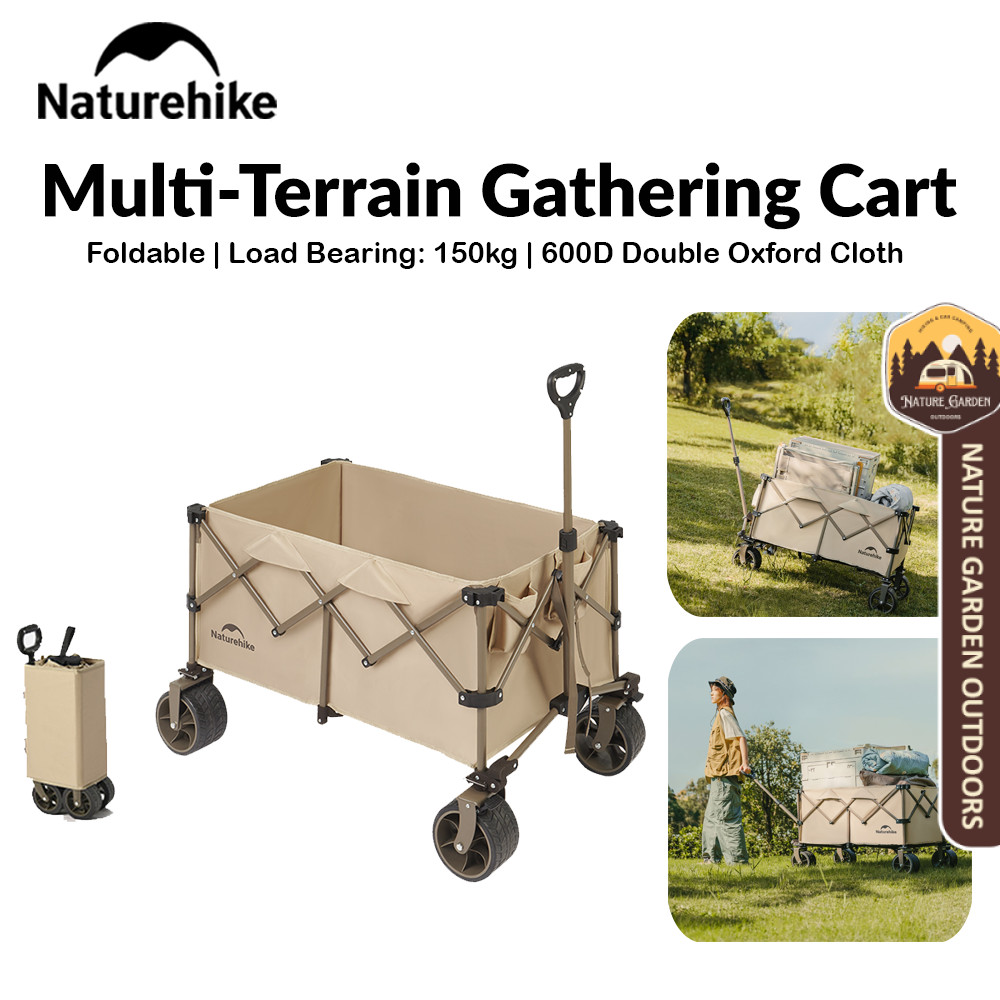 Naturehike Multi-Terrain Gathering Cart Multifunction Foldable Camping ...