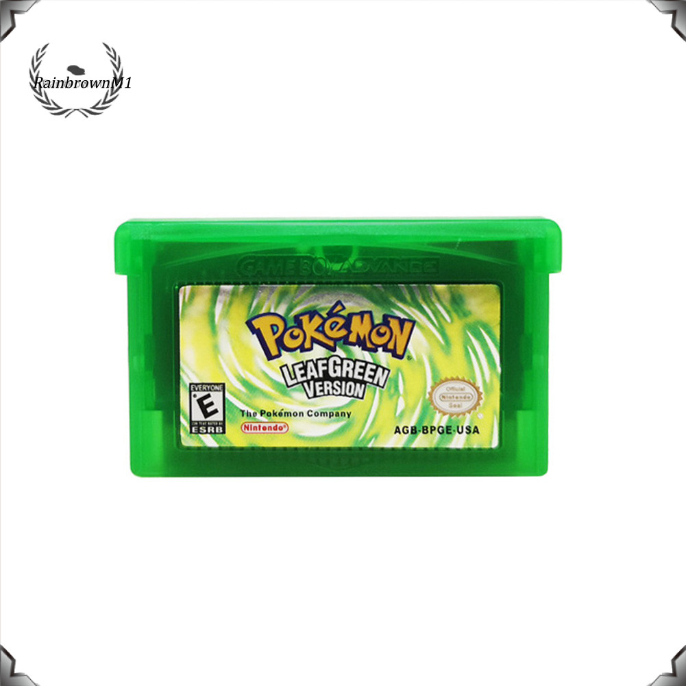 [Rm] Sapphire/Emerald/Fire Red/Leaf Green/Ruby Pokemon Game Card ...