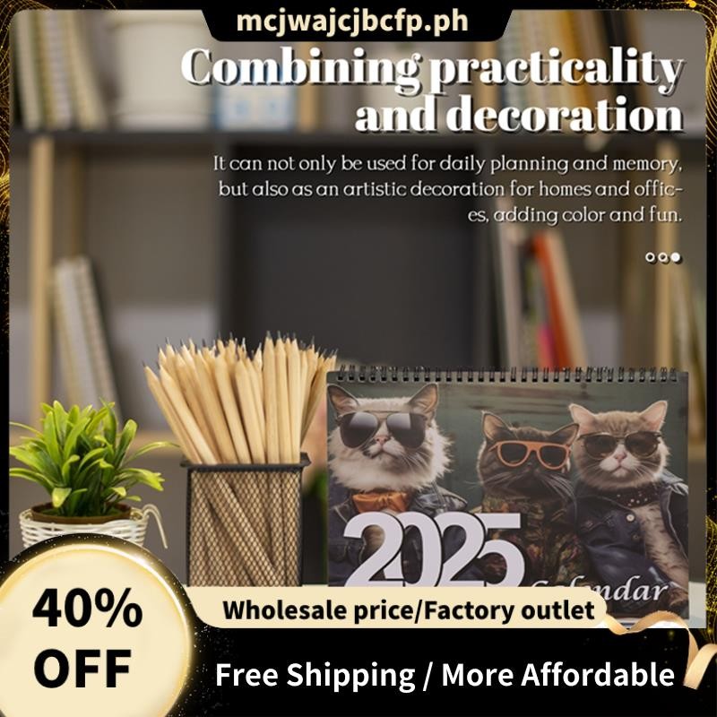 Perfect Stylish Cats Calendar 2025 Wall Calendar , Funny Cat Calendar ...