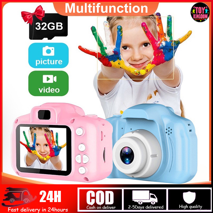 Kids Camera Toy Mini Kids Digital Camera Toys HD Video Recording Selfie ...