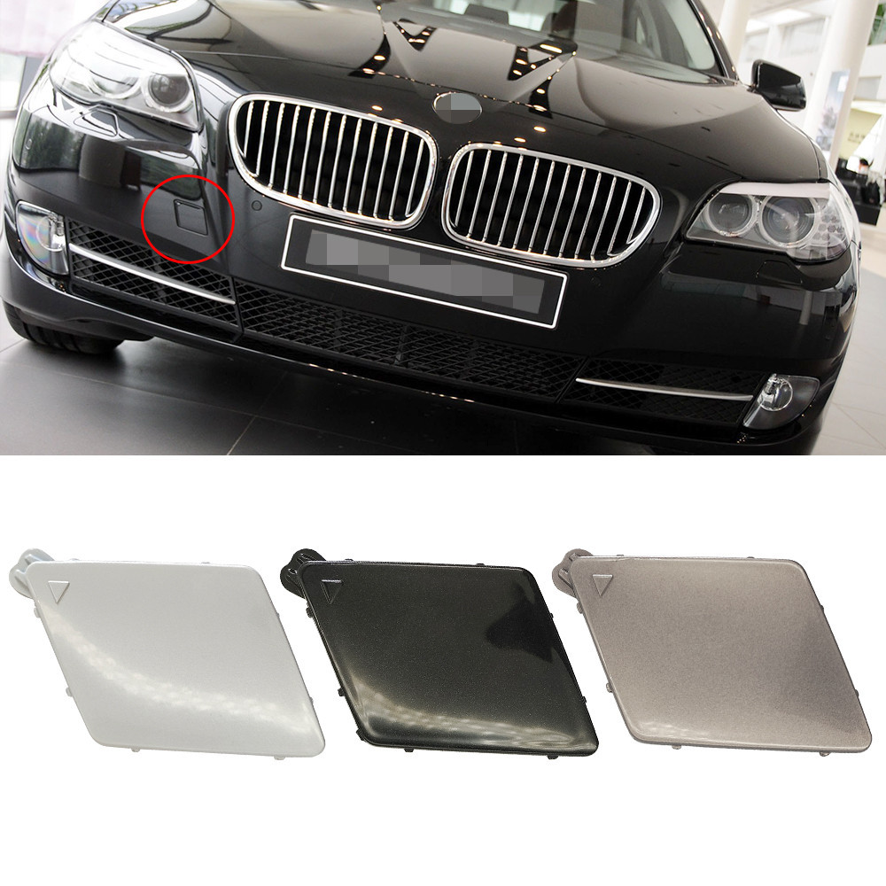 For BMW F10 F11 Car Front Bumper Tow Hook Cover Cap Black For BMW 5 ...