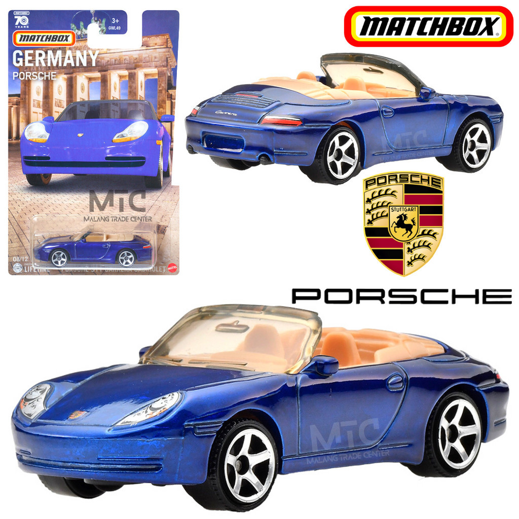 Matchbox Porsche 911 Carrera Cabriolet Germany | Shopee Philippines