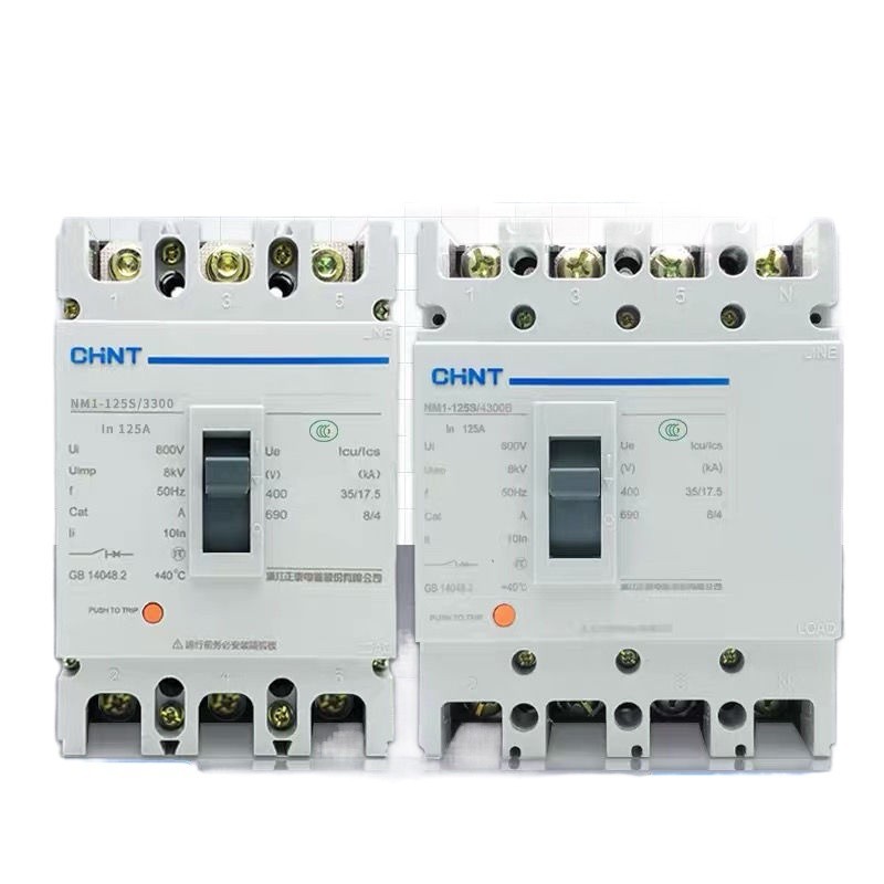 Air switch Chint plastic case circuit breaker NM1 series 3300/4300 ...