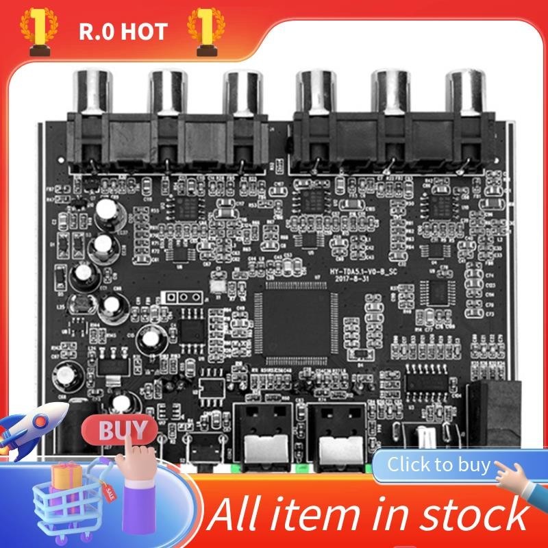 DAC Module 5.1 Channel AC-3 PCM Digital Optical DTS RCA HiFi Stereo ...