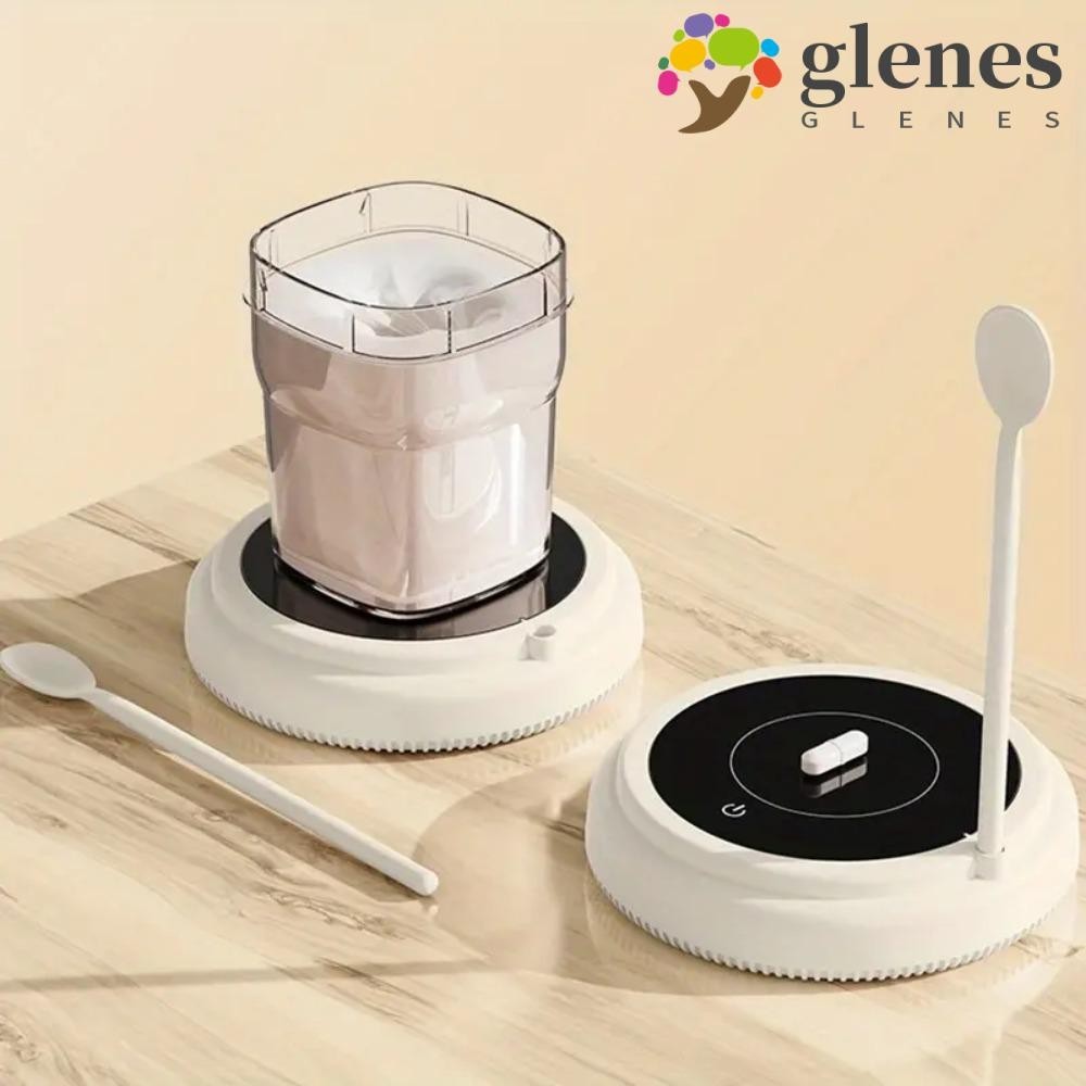 GLENES Electric Milk Coffee Blender, USB Charging Automatic Magnetic ...