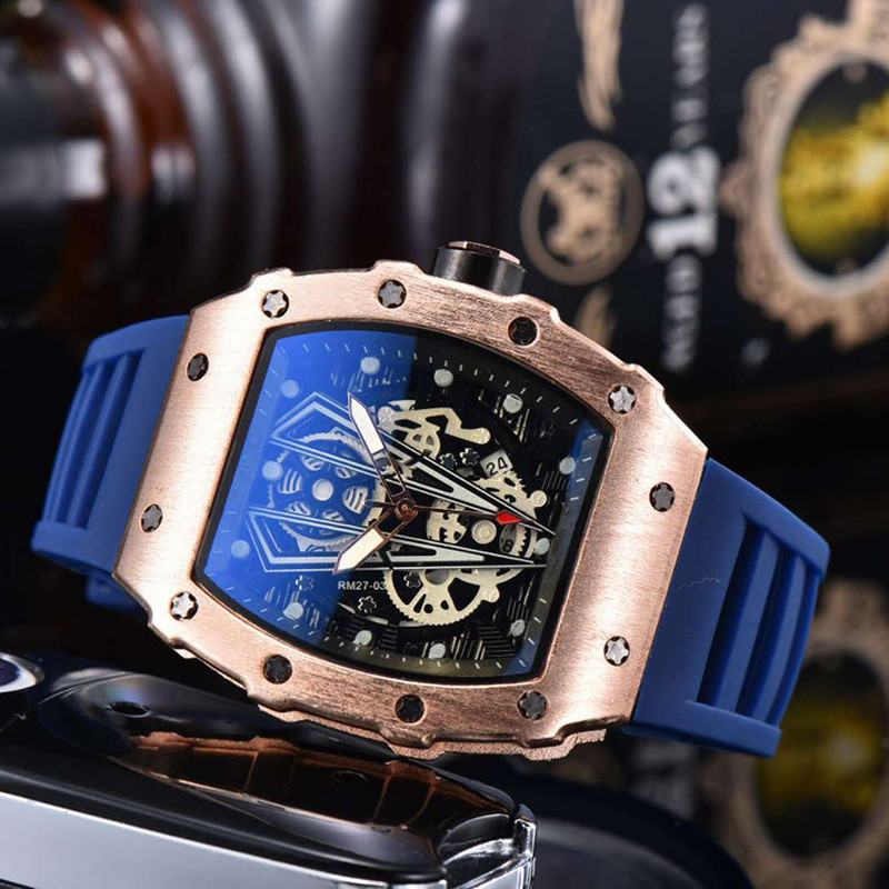 Hollow Ghost Head Watch Bull Business Quartz Men's Watch | Shopee ...