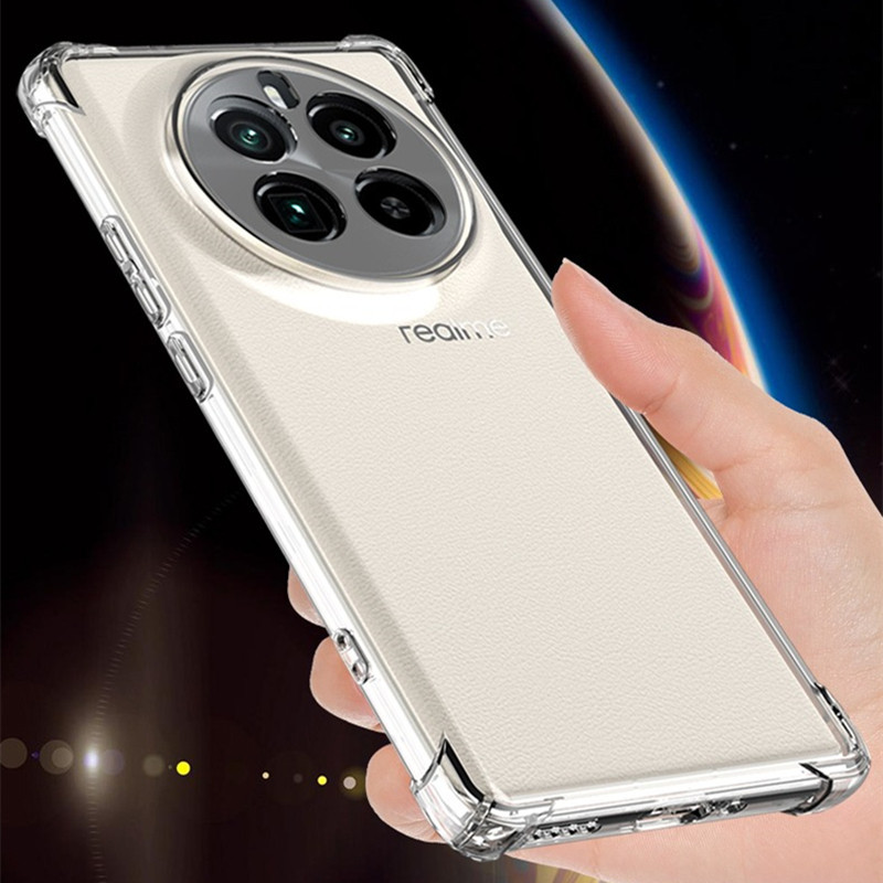 Transparent Casing for Realme 12 Pro+ Pro Plus 11 NFC 11x C51 C67 Note ...