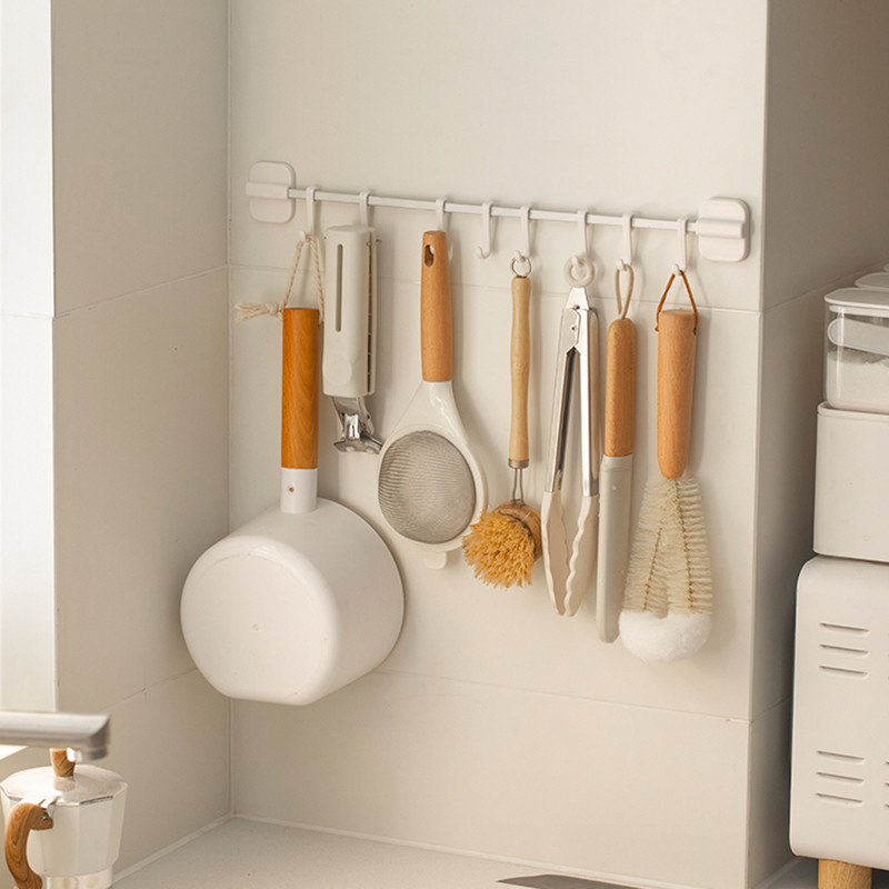 HERA Kitchen Hook Wall Kitchen Utensil Wall Mounted Hanging Shelf Rack ...