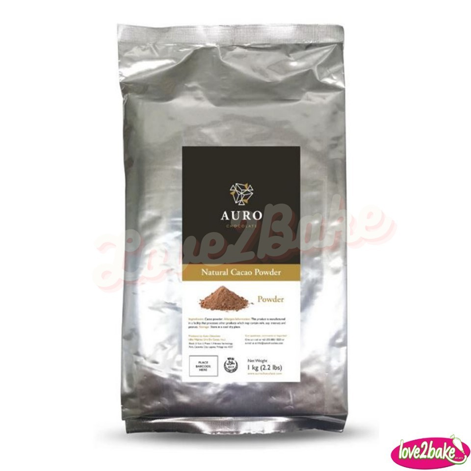 Auro Natural Unsweetened Cacao Powder 1 kilogram | Shopee Philippines