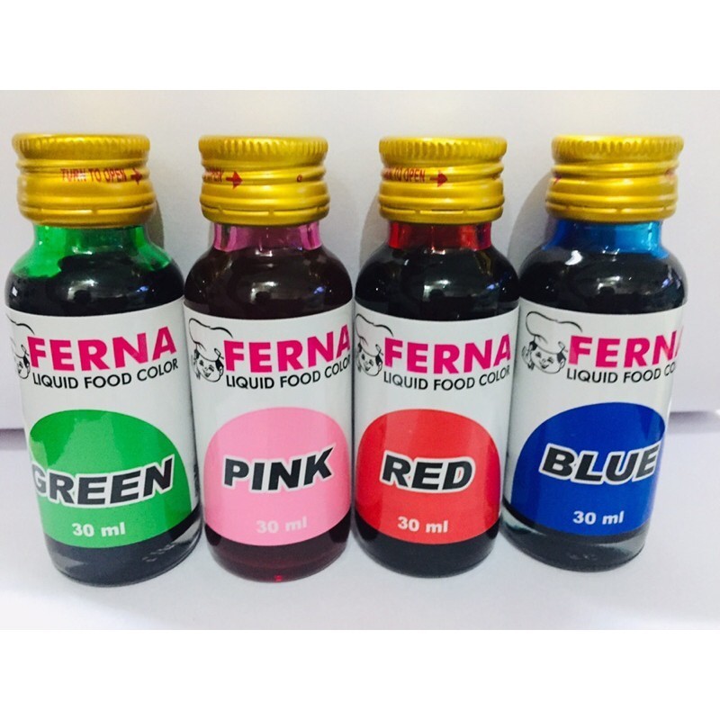 Ferna Liquid Food Color 30ml | Shopee Philippines