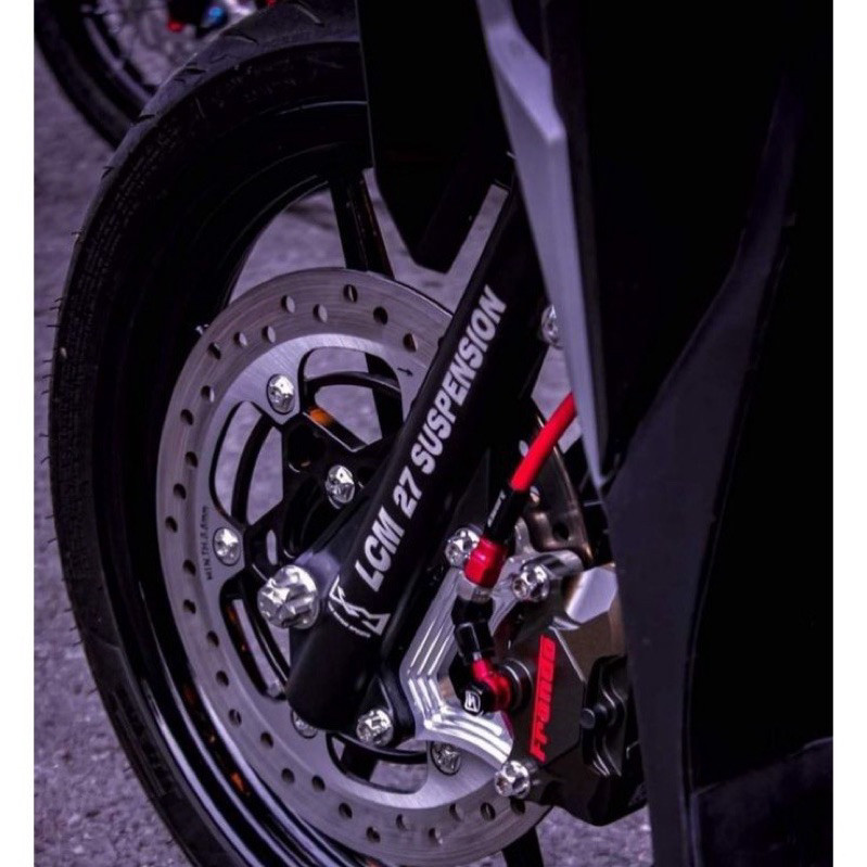 Jdm Project- MOTORCYCLE CUTING STICKER SHOCK LCM 27 SUSPENSION ...